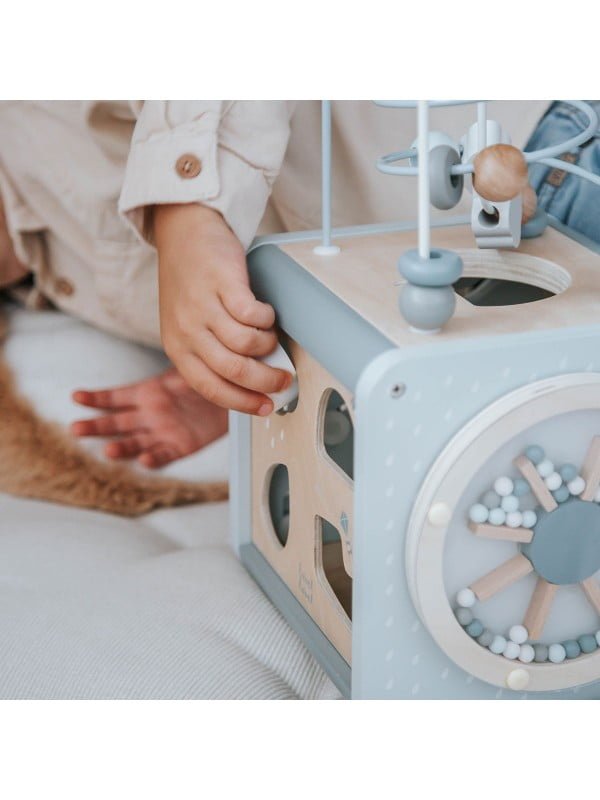 Label Label - Activiteiten Kubus Blauw - Bumble Kids